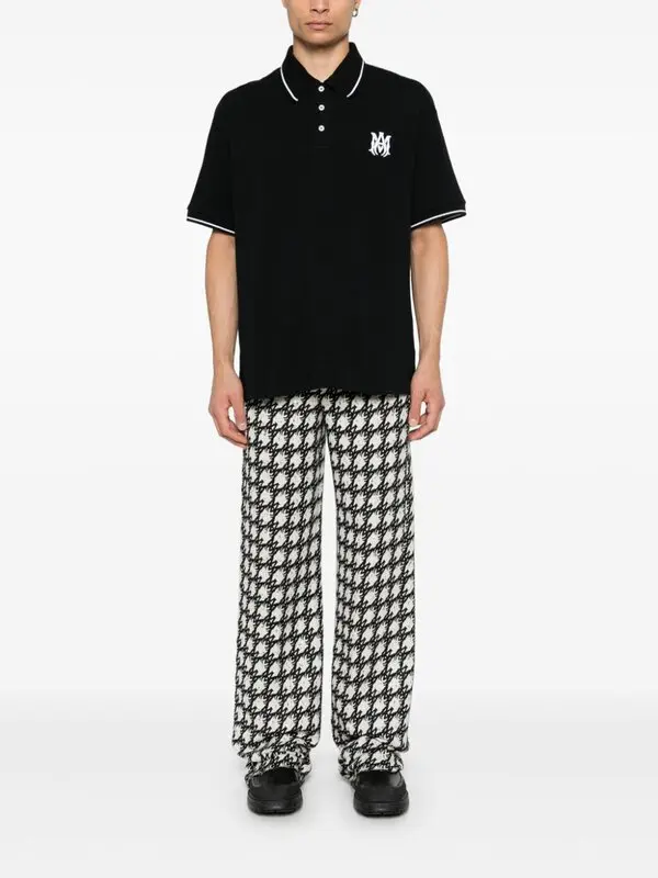 Amiri Ma Core Logo Polo Shirt - Black