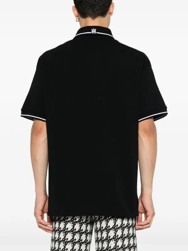 Amiri Ma Core Logo Polo Shirt - Black