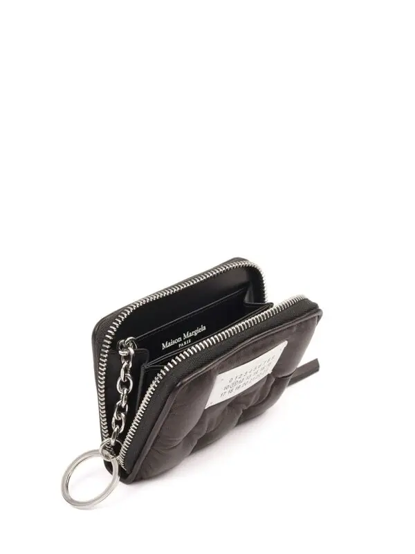 MAISON MARGIELA Glam Slam Padded Leather Coin Pouch - Black