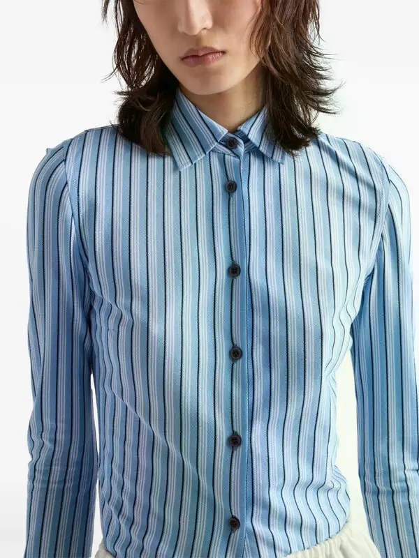 Prada Striped Cotton Shirt