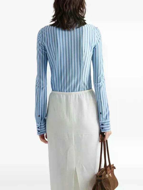 Prada Striped Cotton Shirt