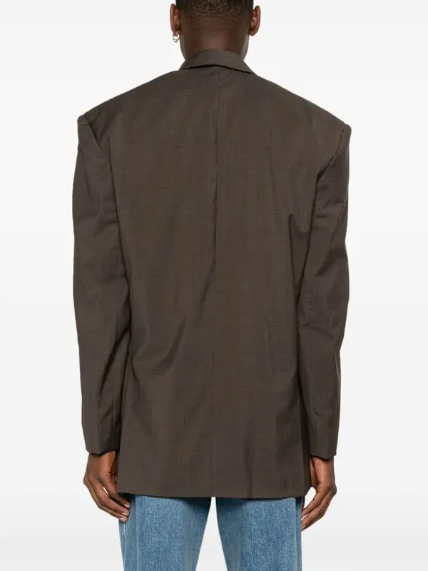 Martine Rose Logo-patch Blazer