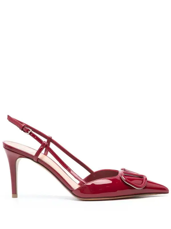 Valentino Garavani Vlogo Signature Pumps - Brown