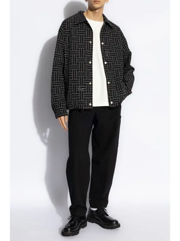 Kenzo Weave-print Windbreaker Jacket