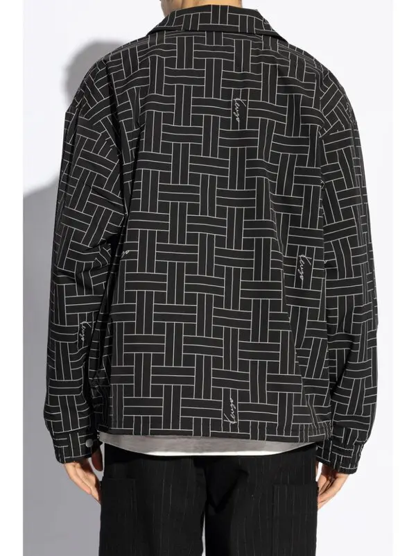 Kenzo Weave-print Windbreaker Jacket