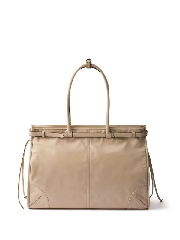 Prada Extra Large Bonnie Tote Bag - Neutrals