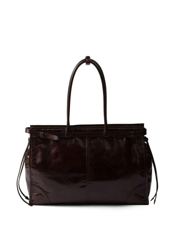 Prada Bonnie Tote Bag - Brown