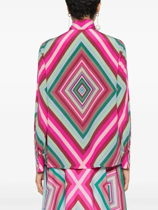 Valentino Garavani Crepe Silk Blouse - Pink