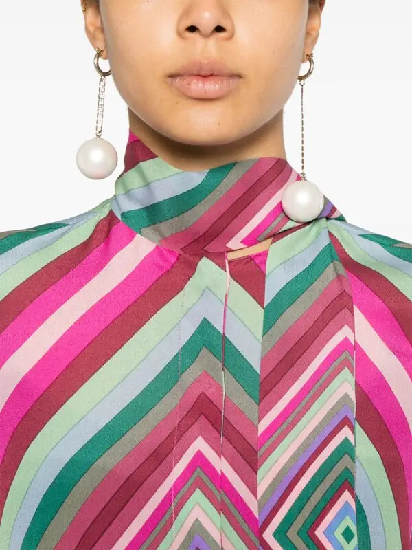 Valentino Garavani Crepe Silk Blouse - Pink