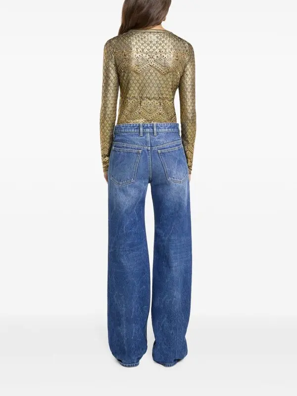 Rabanne Metallic Knit Top