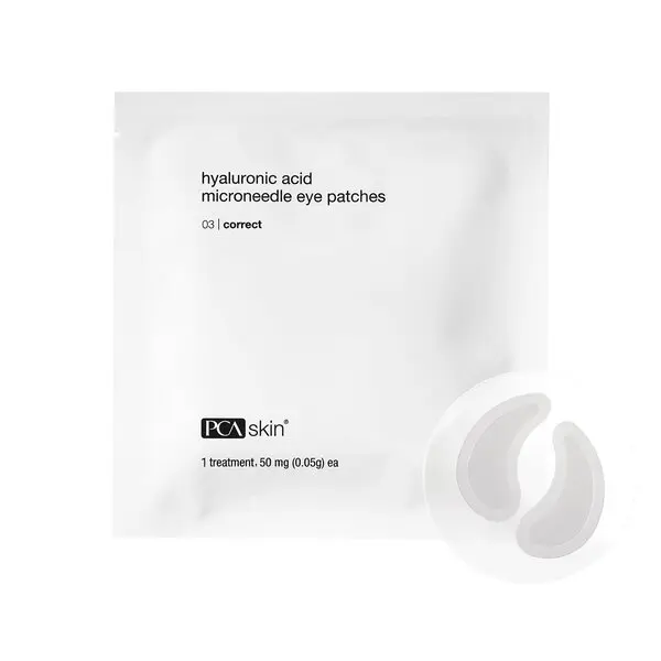 CAY SKIN Hyaluronic Acid Microneedle Eye Patches 4 Treatments - One-color