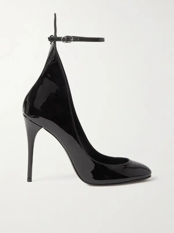 Alaïa 90 Patent-leather Pumps - Black