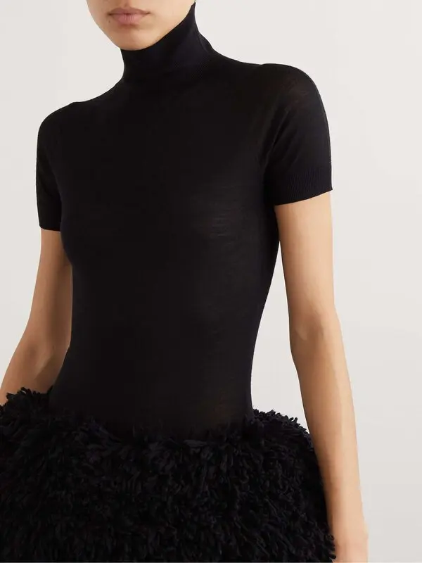 Alaïa Wool-jersey Bodysuit