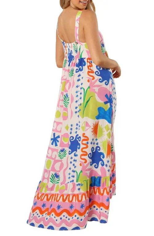 PETAL & PUP Printed Maxi Dress