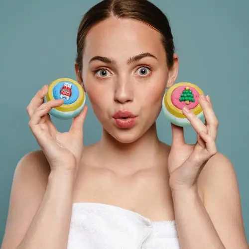 PURSONIC Happy Holidays Aromatherapy Bath Bombs