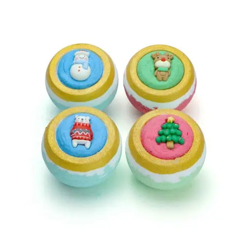 PURSONIC Happy Holidays Aromatherapy Bath Bombs - Green