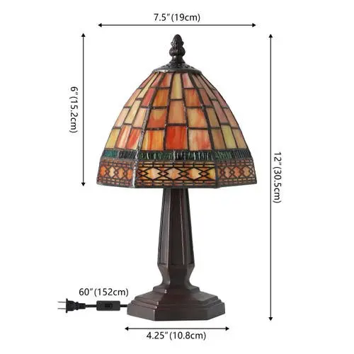 JONATHAN Y Carter Led Table Lamp - Brown
