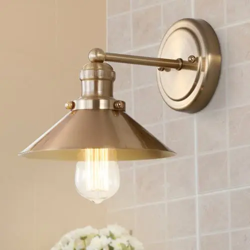 JONATHAN Y July Metal Shade Sconce