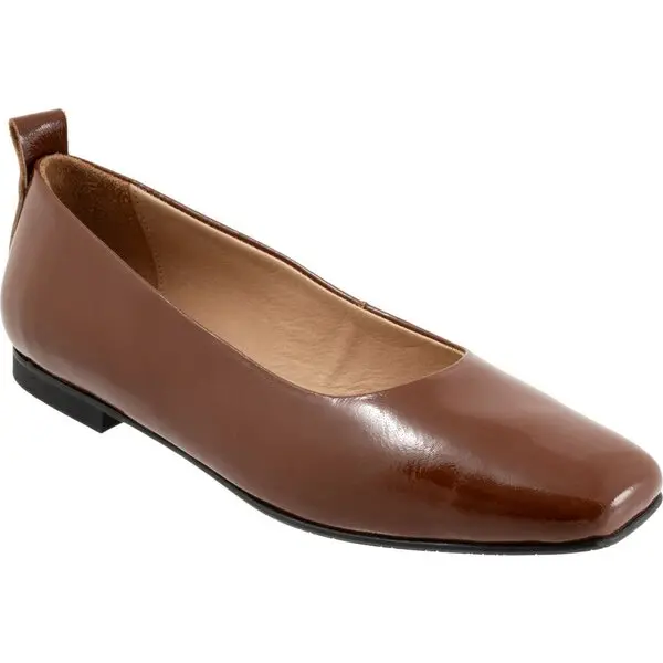 BUENO Elizabeth Flat - Walnut Patent