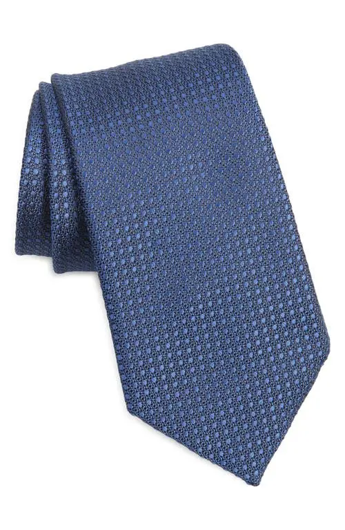 TOM FORD Polka Dot Mulberry Silk Jacquard Neck Tie - Hb556 Ultramarine