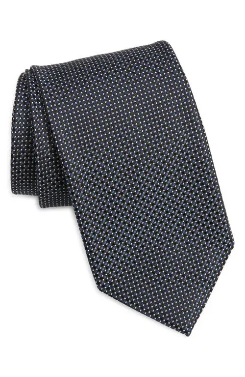 TOM FORD Polka Dot Silk Tie - Hb825 Navy