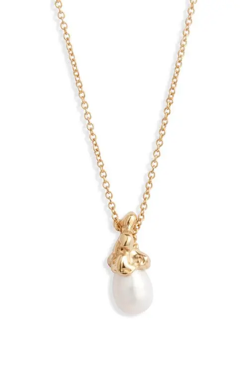 FARIS Sophia Freshwater Pearl Pendant Necklace - Gold
