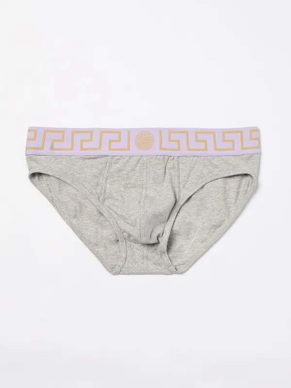Versace Greca Stretch Cotton Briefs