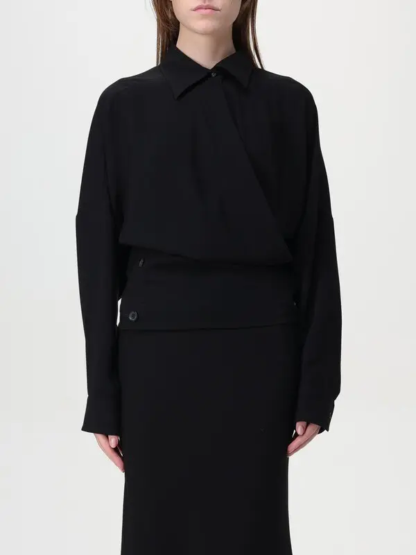 Philosophy Di Lorenzo Serafini Draped Shirt - Black