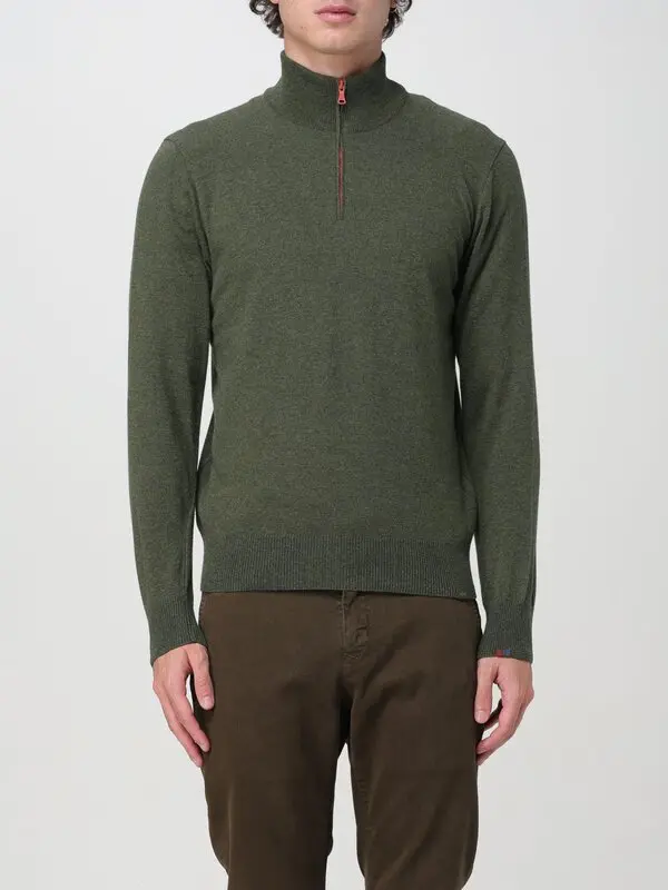 Paul & Shark Quarter Zip Sweater - Green