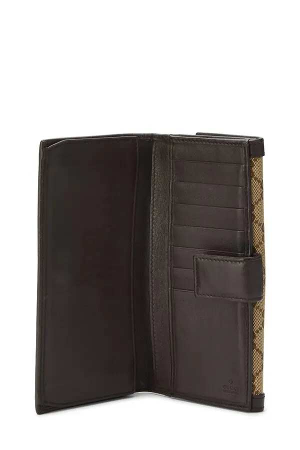 Gucci Original Gg Canvas Britt Continental Wallet