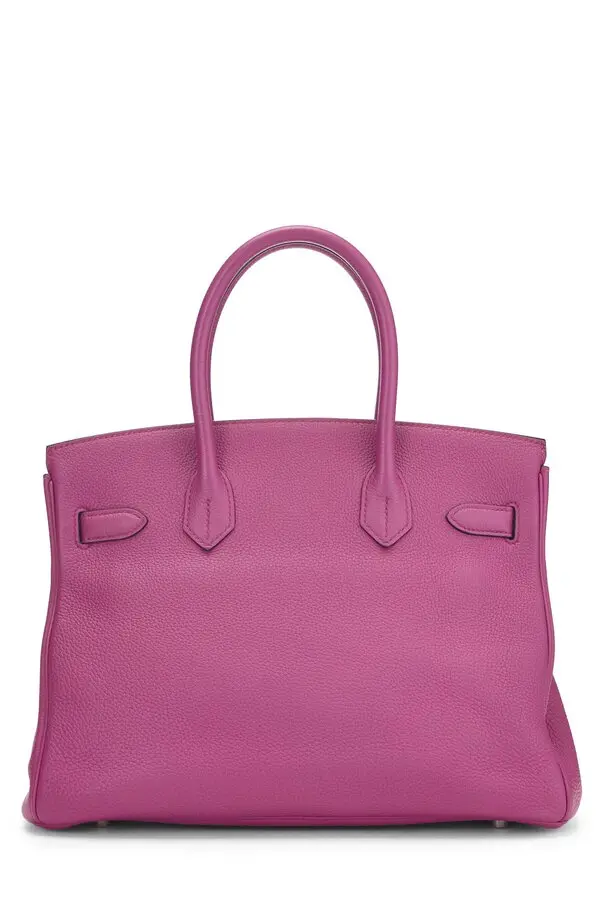 Hermès Togo Tote Bag - Rose Pourpre