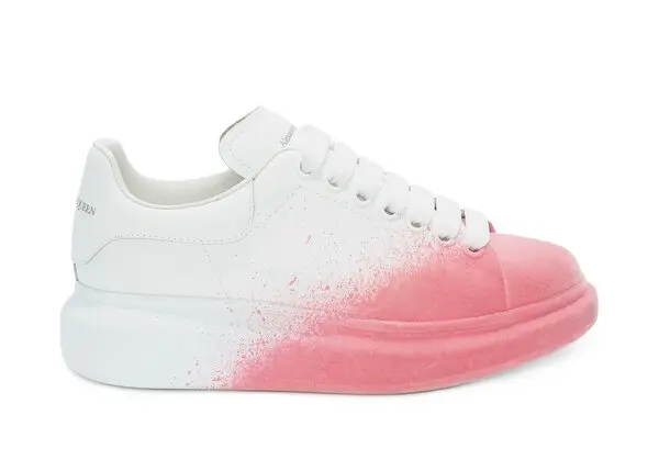 Alexander McQueen Oversized Sneakers - White/pink