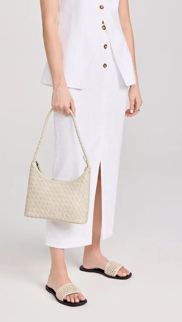 BEMBIEN Woven Leather Shoulder Bag
