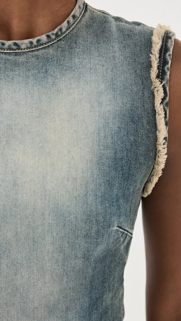 Acne Studios Denim Asymmetrical Dress