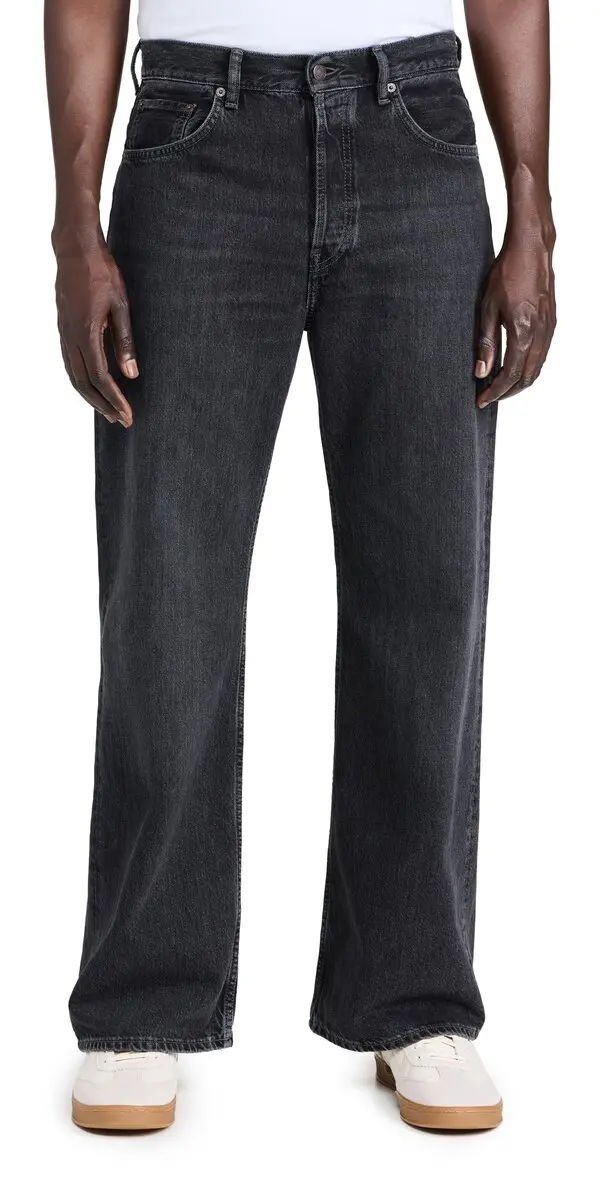 Acne Studios 2021 Loose Fit Jeans - Black