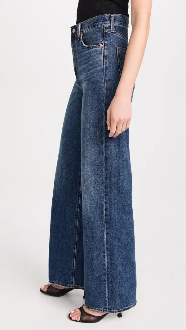 LEVI'S Ribcage Wide Leg Jeans - Polar Perimeter