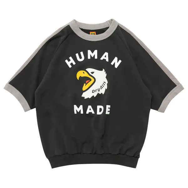HUMAN MADE Short-sleeve Sweatshirt - Black