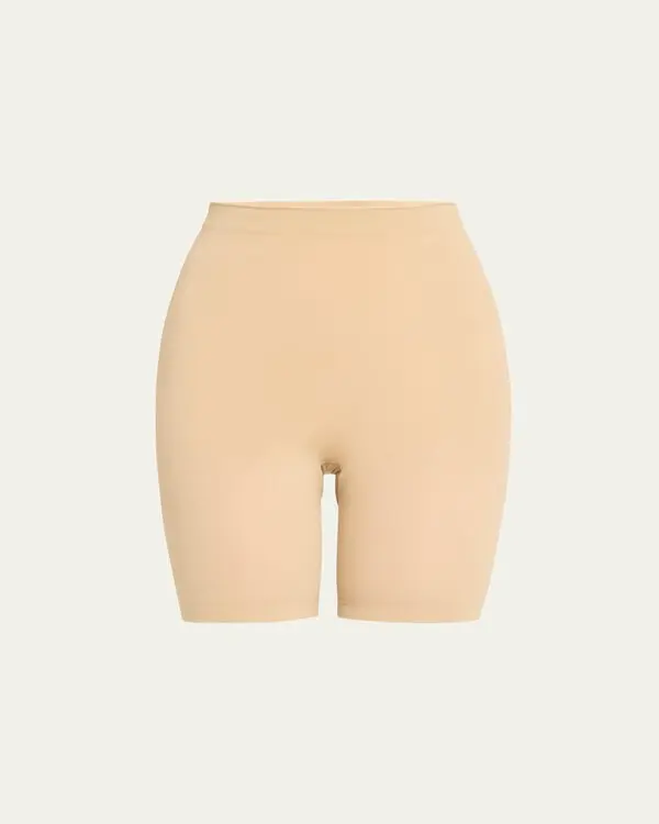 SKIMS Seamless Sculpt Mid-thigh Shorts - Clay