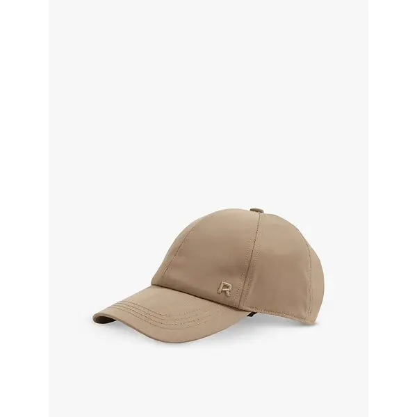 REISS Nicole Logo-embroidered Baseball Cap - Taupe