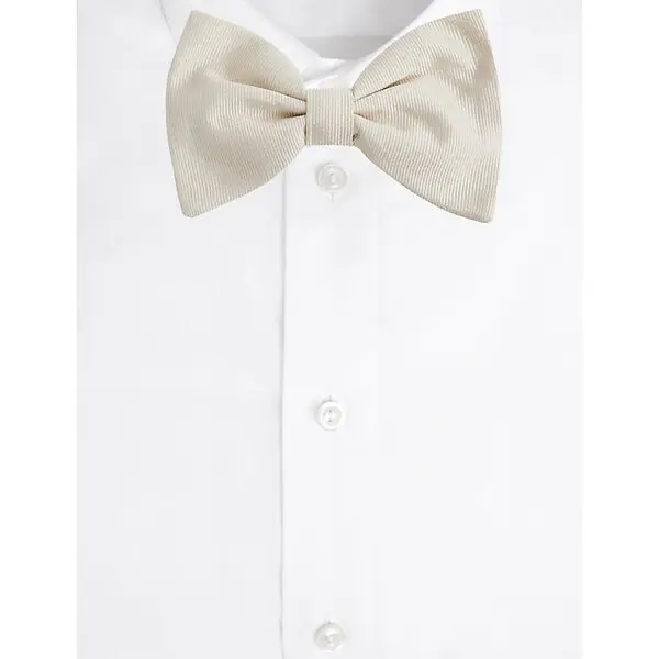 REISS Boyle Grosgrain Bow Tie - Ivory