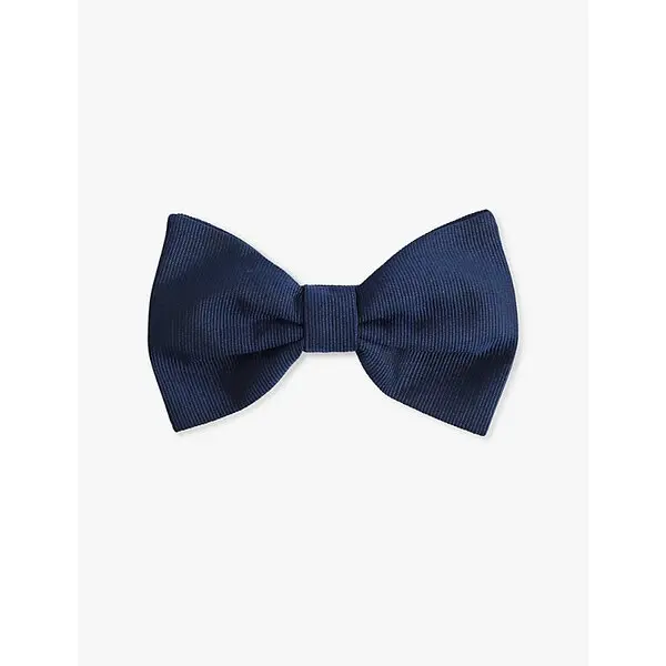REISS Boyle Grosgrain Bow Tie - Navy