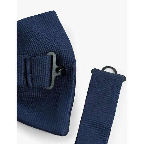 REISS Boyle Grosgrain Bow Tie - Navy