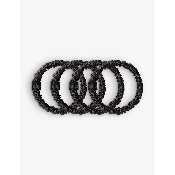 Slip Skinny Silk Scrunchies - Black
