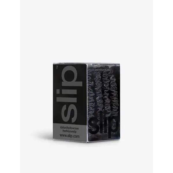 Slip Skinny Silk Scrunchies - Black