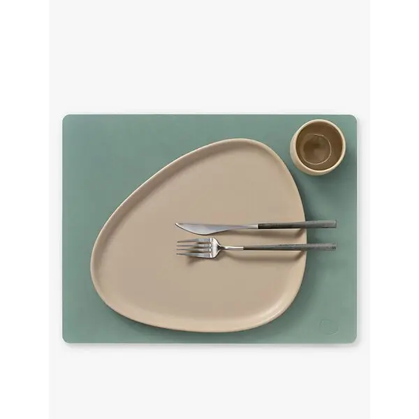 LIND DNA Square Leather Table Mat - One-color