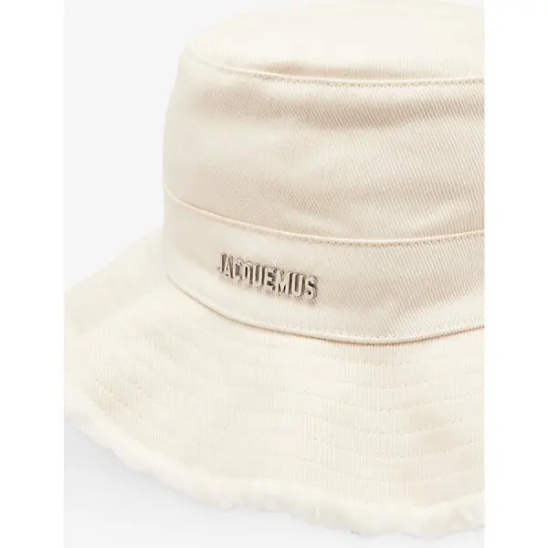 Jacquemus Le Bob Artichaut Cotton-twill Hat - Off-white