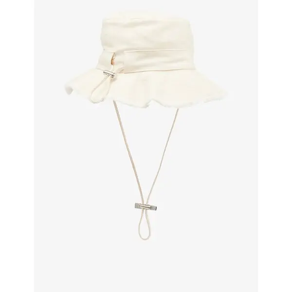 Jacquemus Le Bob Artichaut Cotton-twill Hat - Off-white