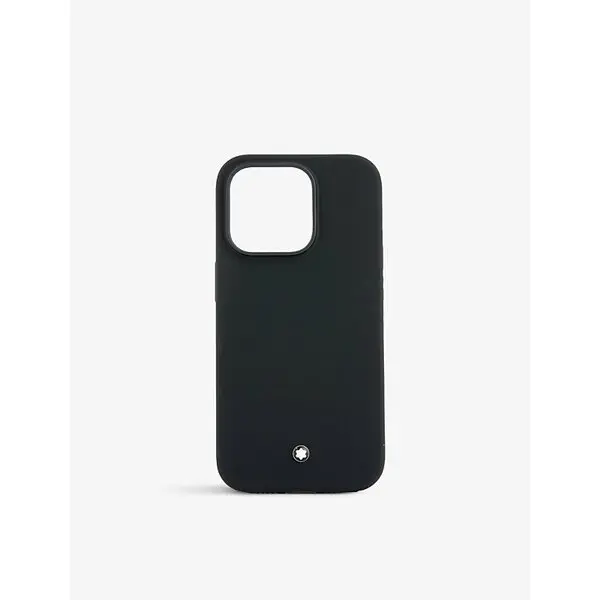 Montblanc Meisterstück Silicone Iphone 14 Pro Case - Black