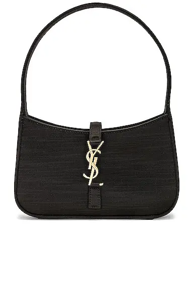 Saint Laurent Mini Le 5 A 7 Tri Metal Bag - Nero