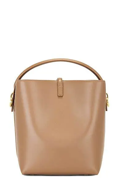 Saint Laurent Le 37 Bucket Bag - Dark Cork